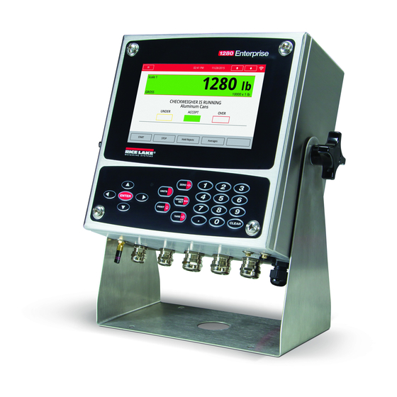 RICE LAKE 1280 OPERATION MANUAL Pdf Download | ManualsLib