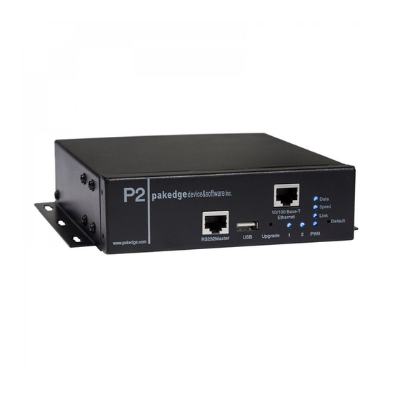 PAKEDGE DEVICE & SOFTWARE P2 USER MANUAL Pdf Download | ManualsLib