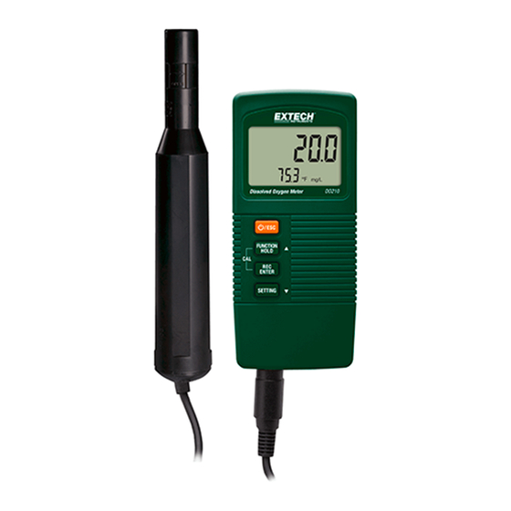 EXTECH INSTRUMENTS DO210 USER MANUAL Pdf Download | ManualsLib