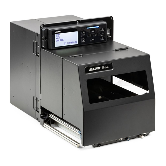 SATO S86-EX QUICK MANUAL Pdf Download | ManualsLib