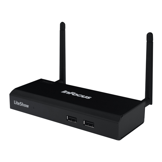 INFOCUS LITESHOW 4 DB+ QUICK INSTALLATION MANUAL Pdf Download | ManualsLib