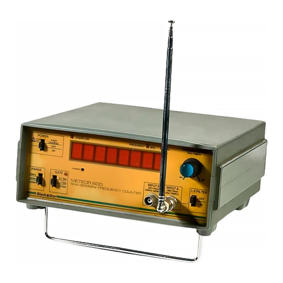 BLACK STAR METEOR 600 INSTRUCTION MANUAL Pdf Download | ManualsLib