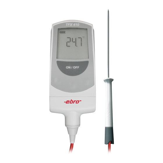 EBRO TFX 410 MANUAL Pdf Download | ManualsLib