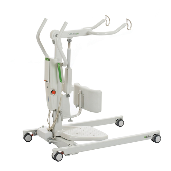 LIKO SABINA 200 SERVICE MANUAL Pdf Download | ManualsLib