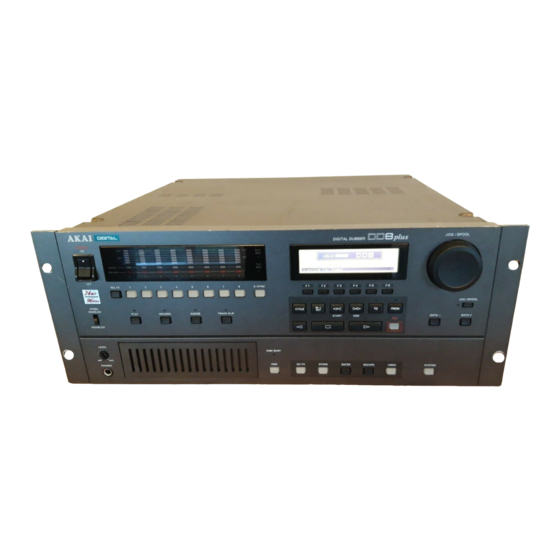 AKAI DIGITAL DD8 PLUS OPERATOR'S MANUAL Pdf Download | ManualsLib
