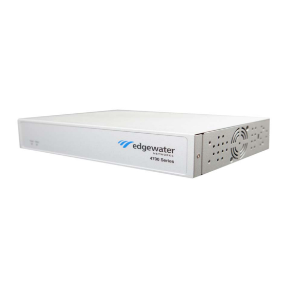 EDGEWATER NETWORKS EDGEMARC 4700 SERIES HARDWARE INSTALLATION MANUAL ...