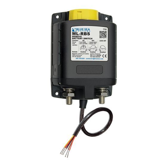 BLUE SEA SYSTEMS 7700 INSTALLATION INSTRUCTIONS Pdf Download | ManualsLib