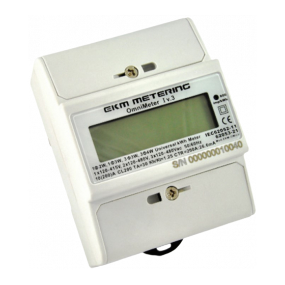 EKM OMNIMETER I INSTALLATION INSTRUCTIONS Pdf Download | ManualsLib