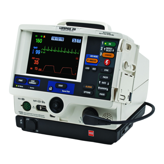 PHYSIO CONTROL LIFEPAK 20 OPERATING INSTRUCTIONS MANUAL Pdf Download | ManualsLib
