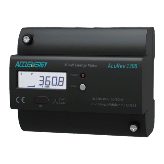 ACCUENERGY ACUREV 1300 USER MANUAL Pdf Download | ManualsLib