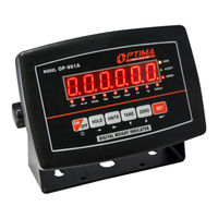Optima scale OP-901B Series Manuals | ManualsLib
