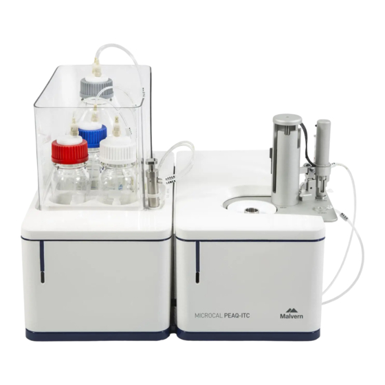MALVERN MICROCAL PEAQ-ITC OPERATING INSTRUCTIONS MANUAL Pdf Download ...