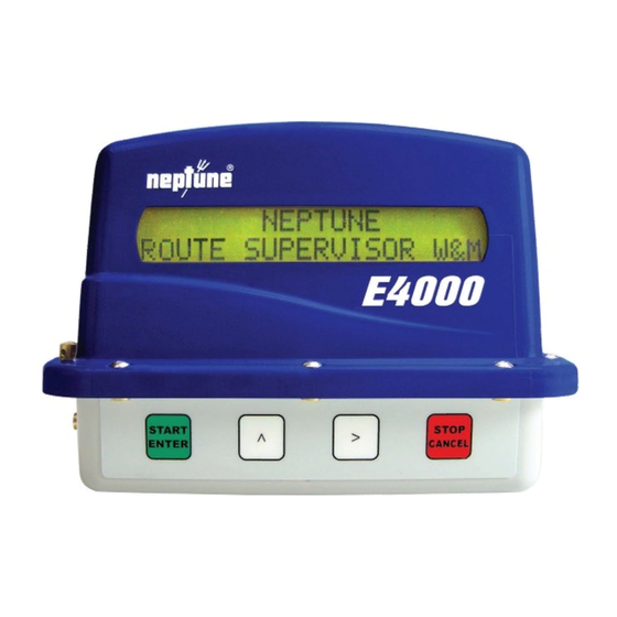 NEPTUNE E4000 OPERATOR'S MANUAL Pdf Download | ManualsLib