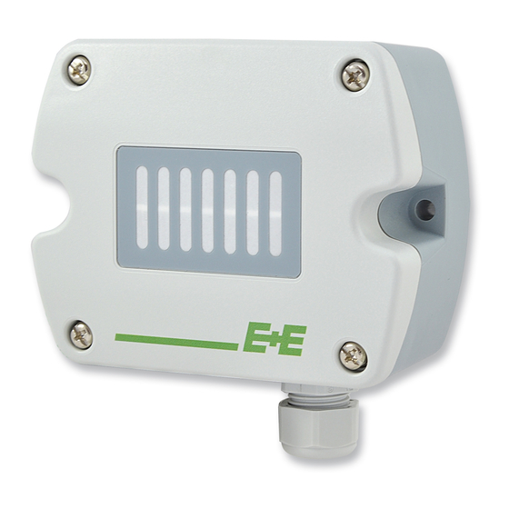 E+E ELEKTRONIK EE820 USER MANUAL Pdf Download | ManualsLib
