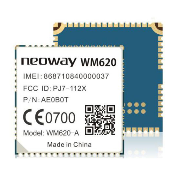 NEOWAY WM620-A HARDWARE USER'S MANUAL Pdf Download | ManualsLib