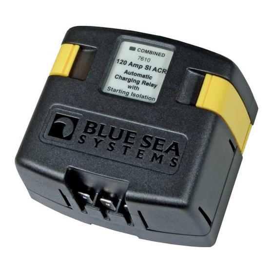 BLUE SEA SYSTEMS 7610 INSTALLATION INSTRUCTIONS Pdf Download | ManualsLib