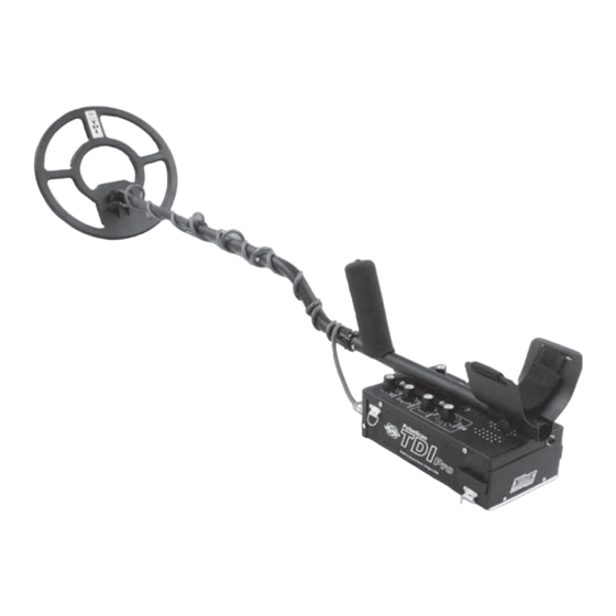 WHITE'S TDI PRO OWNER'S MANUAL Pdf Download | ManualsLib