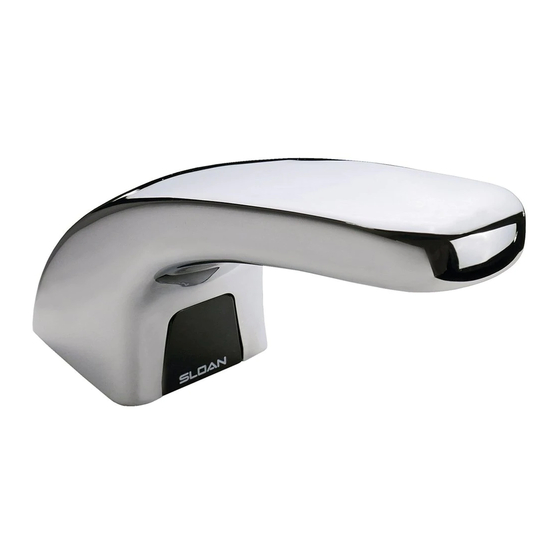 SLOAN OPTIMA ETF-600 INSTALLATION INSTRUCTIONS MANUAL Pdf Download ...