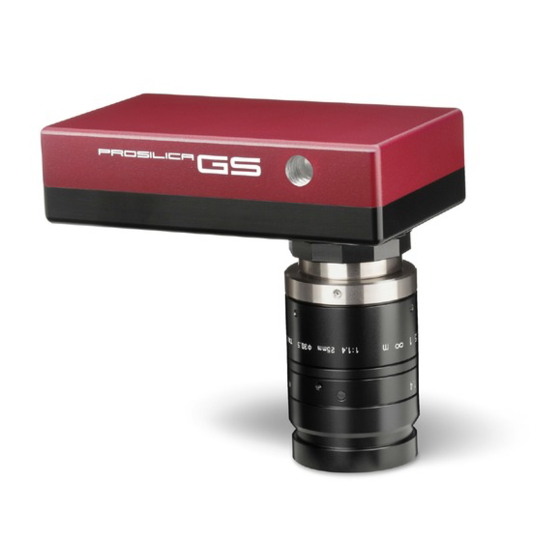 ALLIED VISION PROSILICA GS TECHNICAL MANUAL Pdf Download | ManualsLib