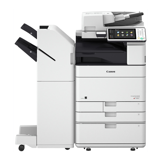 CANON IMAGERUNNER ADVANCE C5500I II ADVANCE MAINTENANCE MANUAL Pdf ...