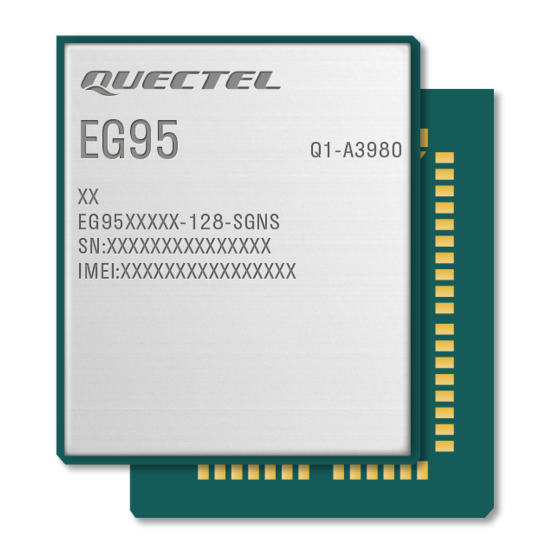 QUECTEL EG95-E HARDWARE MANUAL Pdf Download | ManualsLib