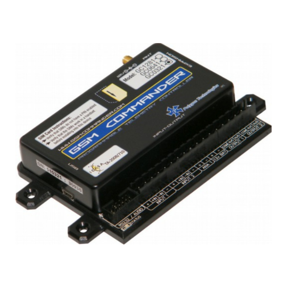 GSM COMMANDER GC0321 USER MANUAL Pdf Download | ManualsLib