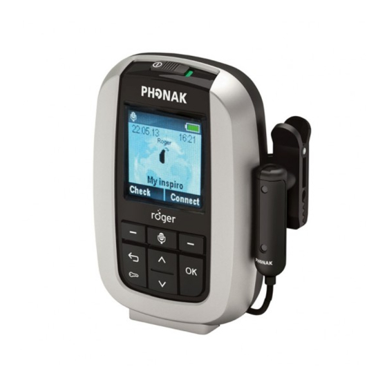 PHONAK ROGER INSPIRO QUICK SETUP MANUAL Pdf Download | ManualsLib