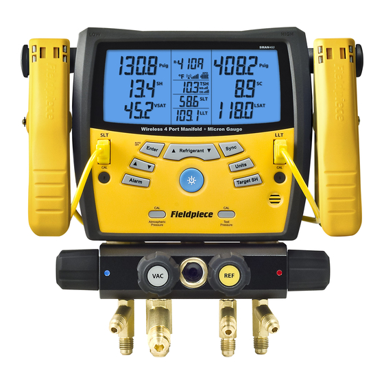 FIELDPIECE SMAN460 OPERATOR'S MANUAL Pdf Download | ManualsLib