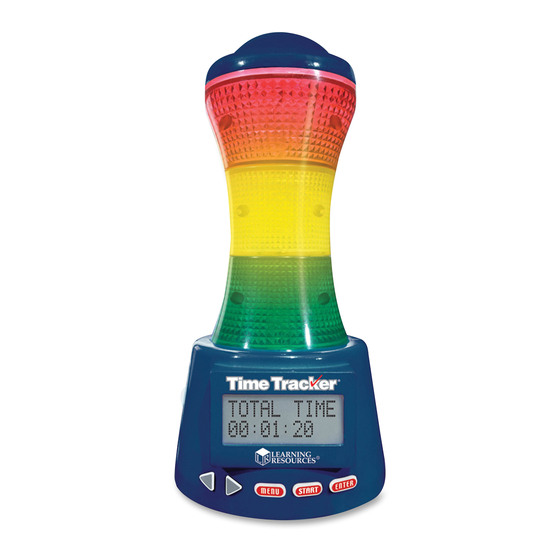 LEARNING RESOURCES TIME TRACKER USER MANUAL Pdf Download | ManualsLib