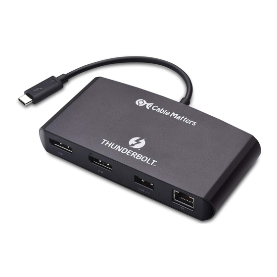 CABLE MATTERS 107015 USER MANUAL Pdf Download | ManualsLib