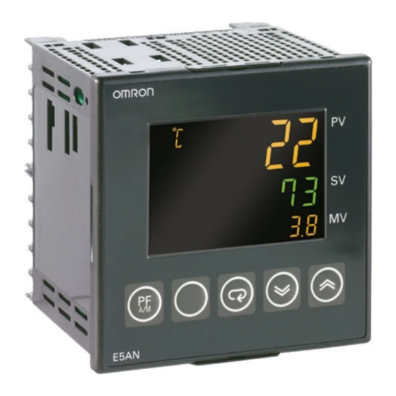 OMRON E5AN INSTRUCTION MANUAL Pdf Download | ManualsLib