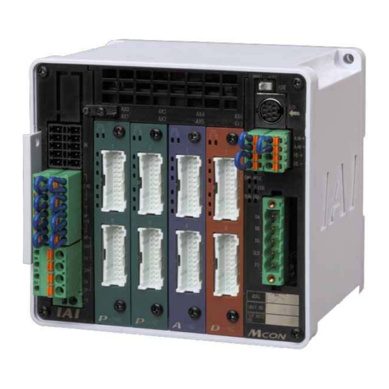 IAI MCON-C INSTRUCTION MANUAL Pdf Download | ManualsLib