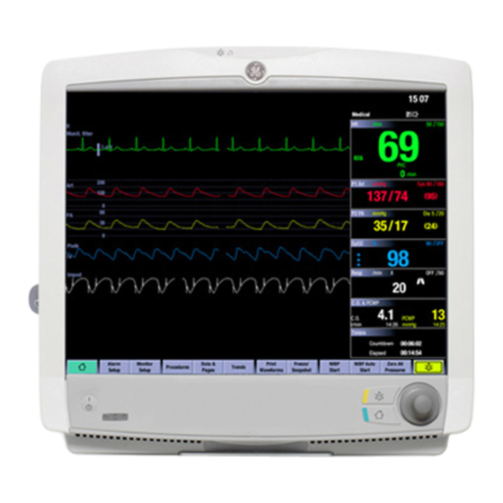 GE HEALTHCARE CARESCAPE MONITOR B650 TECHNICAL MANUAL Pdf Download ...