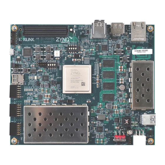 XILINX ZCU104 USER MANUAL Pdf Download | ManualsLib