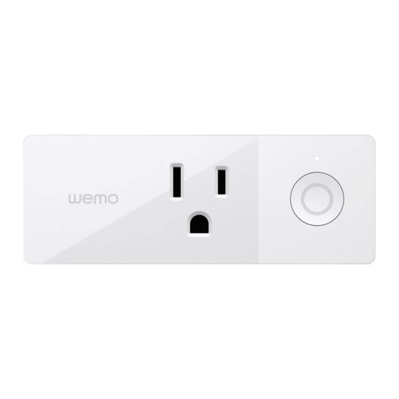 WEMO F7C063 MANUAL Pdf Download | ManualsLib