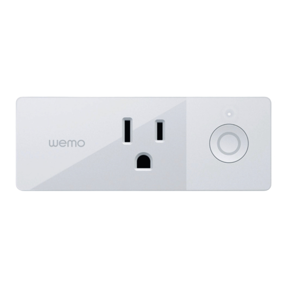 WEMO MINI QUICK START MANUAL Pdf Download | ManualsLib