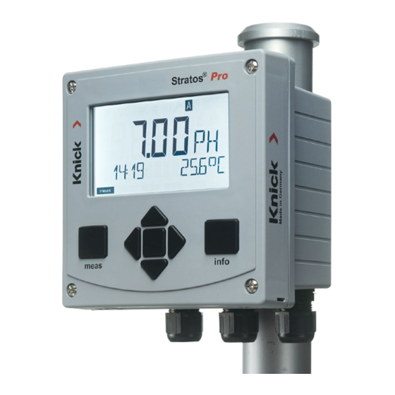 KNICK STRATOS 2201 PH INSTRUCTION MANUAL Pdf Download | ManualsLib