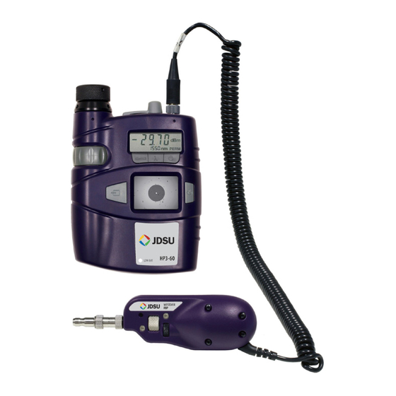 JDS UNIPHASE HP3-60-P4 USER MANUAL Pdf Download | ManualsLib