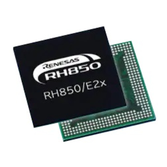 RENESAS RH850 SERIES USER MANUAL Pdf Download | ManualsLib