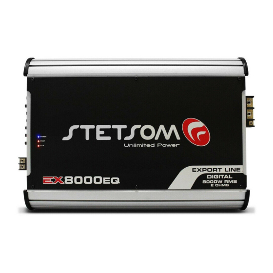 STETSOM EXPORT LINE EX8000EQ USER MANUAL Pdf Download | ManualsLib