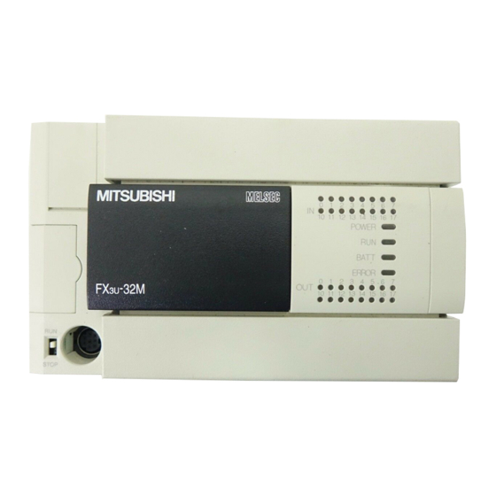 MITSUBISHI ELECTRIC FX3U-32MR/ES USER MANUAL Pdf Download | ManualsLib