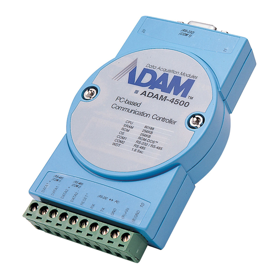 ADVANTECH ADAM-4500 USER MANUAL Pdf Download | ManualsLib