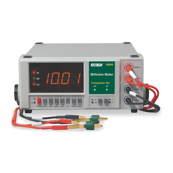EXTECH INSTRUMENTS 380560 USER MANUAL Pdf Download | ManualsLib