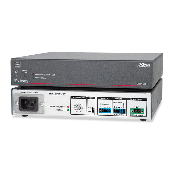 EXTRON ELECTRONICS XTRA SERIES SETUP MANUAL Pdf Download | ManualsLib