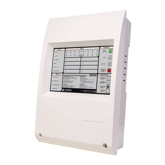 GLOBAL FIRE ORION 4 INSTALLATION, OPERATION AND MAINTENANCE MANUAL Pdf ...