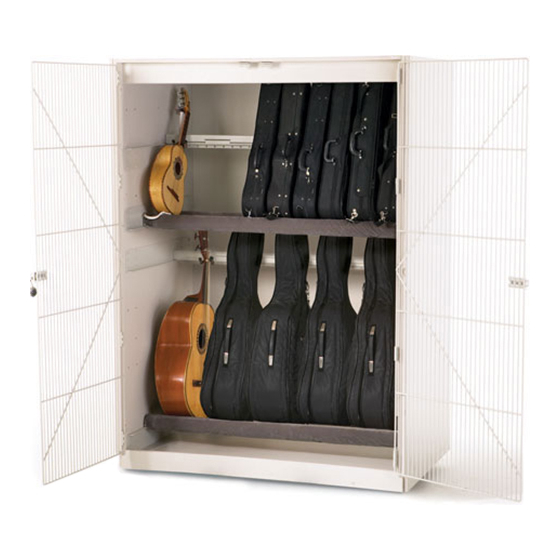 WENGER STRINGED INSTRUMENT STORAGE CABINET ASSEMBLY/INSTALLATION ...