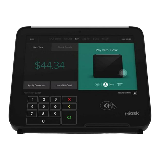 ZIOSK AURIZON Z500 PRODUCT MANUAL Pdf Download | ManualsLib