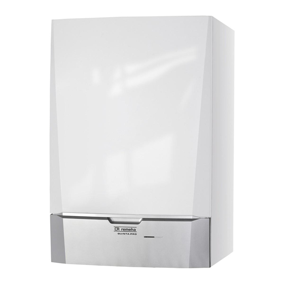 REMEHA QUINTA PRO 115 INSTALLATION, USER AND SERVICE MANUAL Pdf ...