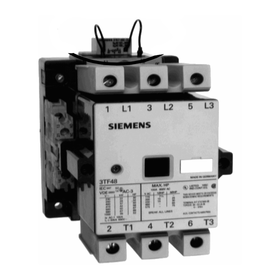 SIEMENS 3TX7462-3 SERIES OPERATING INSTRUCTIONS Pdf Download | ManualsLib