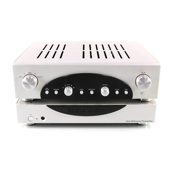 ROGUE AUDIO HERA OWNER'S MANUAL Pdf Download | ManualsLib